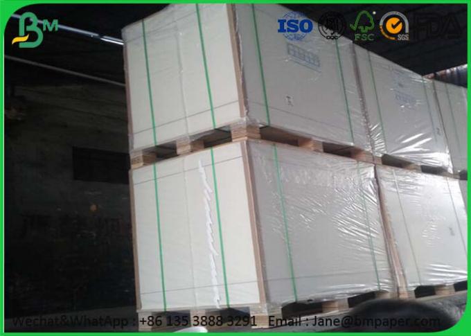 Jumbo Roll One Side Coated Ivory Board , 230gsm 250gsm C1S Ivory Board