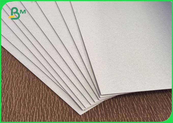 Waterproof Grey Chipboard Sheets , Grey Back Paperboard 0.5mm 1.5mm 2mm ...