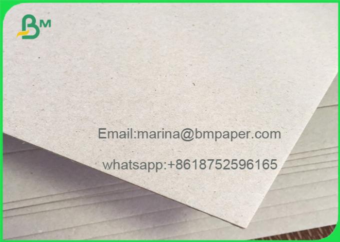 Waterproof Grey Chipboard Sheets , Grey Back Paperboard 0.5mm 1.5mm 2mm ...