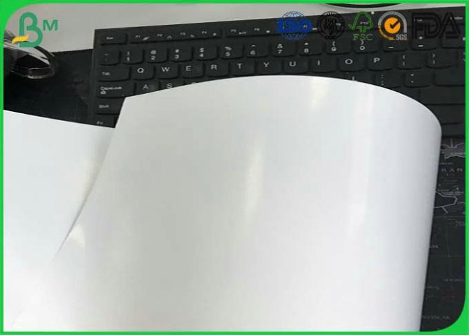 High Glossy One Side Coated Art Paper , 80gsm 90gsm Thickness Matt Art ...