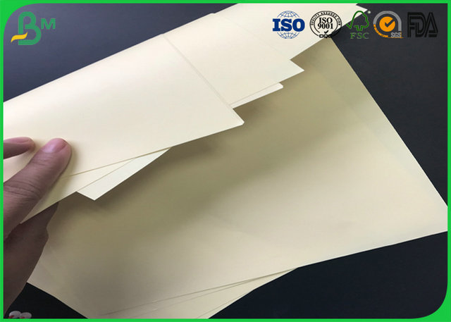 50g 60g 70g 80g Uncoated Cream Woodfree Offset Paper For Textbook