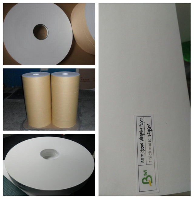 28gsm 27mm 5000m Biodegradable Eco Friendly Straw Pipe Wrapping Paper