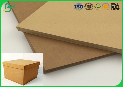 100% Recyclability 450g 500g Brown Solid Board Sheets For Printing Boxes