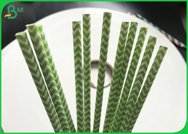 Eco - Friendly 60gsm 120gsm Straw Paper Rolls With FDA For Strip Straws