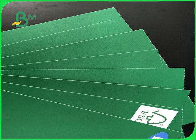 FSC Certificated 1.0mm - 3.0 mm Uncoated Green Cardboard With Great ...