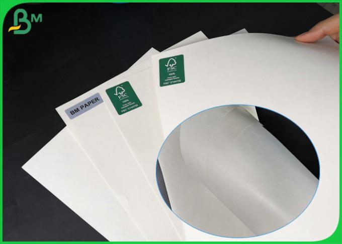 100gsm - 160gsm Glossy Coated Paper , Greaseproof One Side PE Coated ...