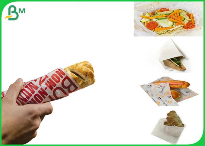 Eco - Friendly 36 - 50gsm Greaseproof Paper For Sheets To Wrap Food