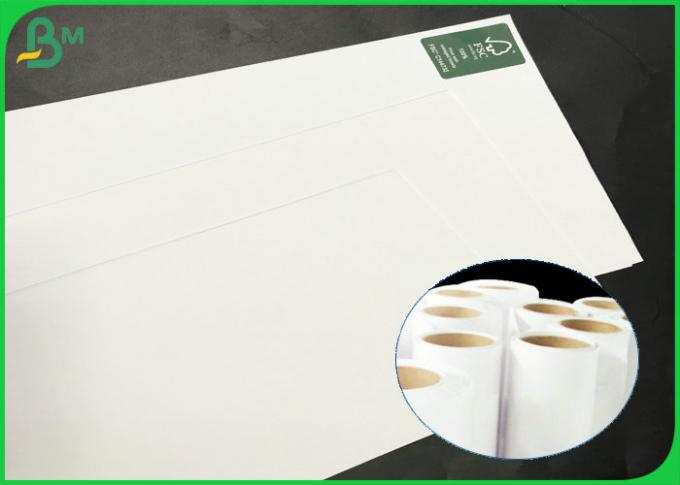 36'' x 50m 80gsm 100gsm 120gsm White Matte Coated Paper For Ink Printing