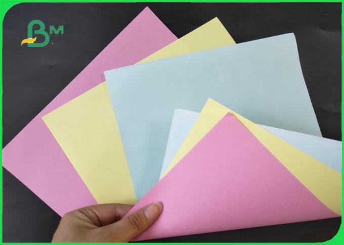 70 / 80 / 100GSM Smooth Yellow Colored Offset Paper For Making DIY Pinwheel