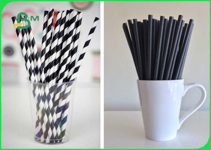 FDA60gsm 120gsm Printable Slitted Straw Paper Roll For Drinking DIY