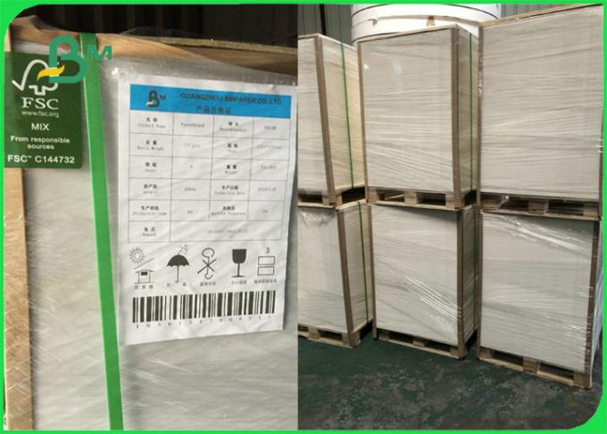 White Coated One Side FBB GC1 Ivory Paperboard 250gsm To 350gsm Customized