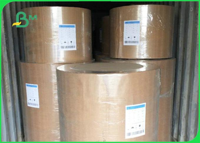 200g - 400g 860mm * 914mm Brown Kraft Test Liner Board For Storage Bags