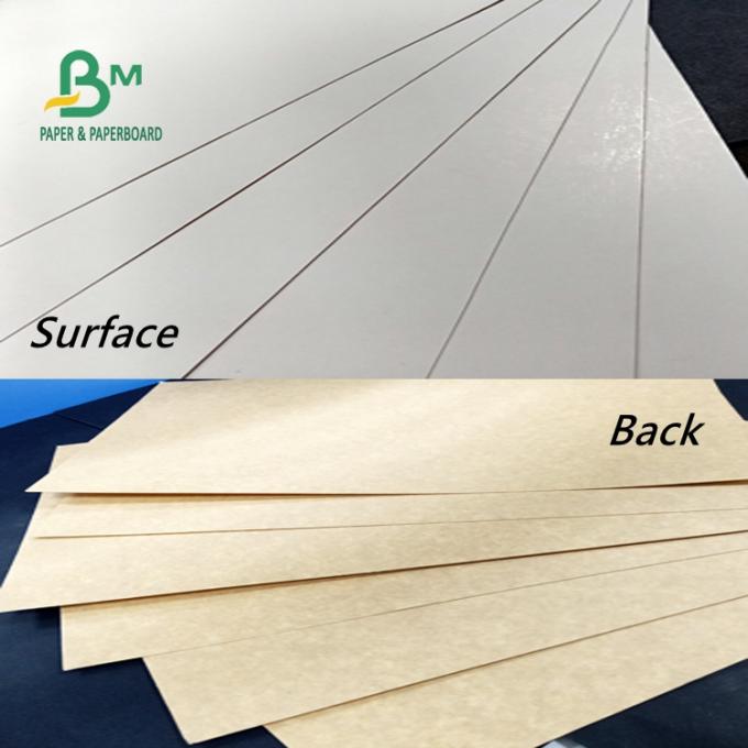 Good Stiffness 250gsm 300gsm White Face Top Kraft Liner Paper For ...