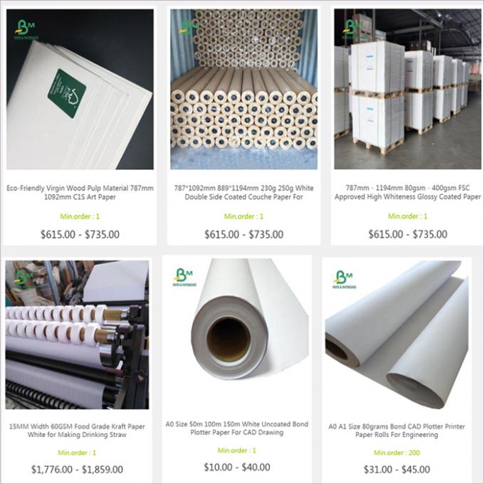 50g To 180g + 10g PE Coated Paper Waterproof Eco - Friendly