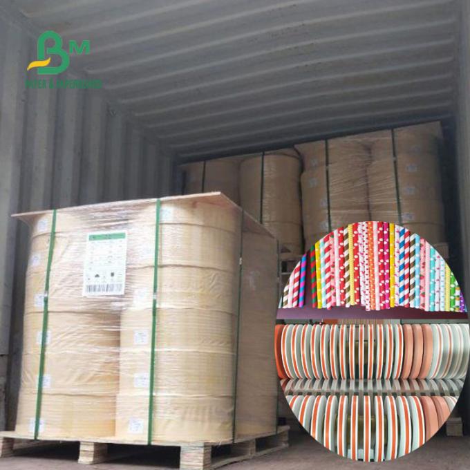 Biodegradable Waterproof Straw Paper Roll 300MM / 450MM Or Custom Size