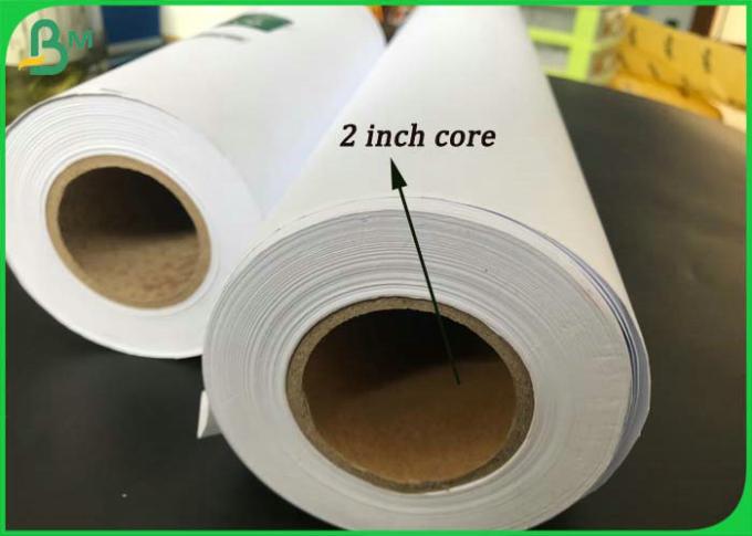 75gr 80gr Inkjet 36 Inch 24 Inch White Cad Bond Paper For CAD Plotter ...