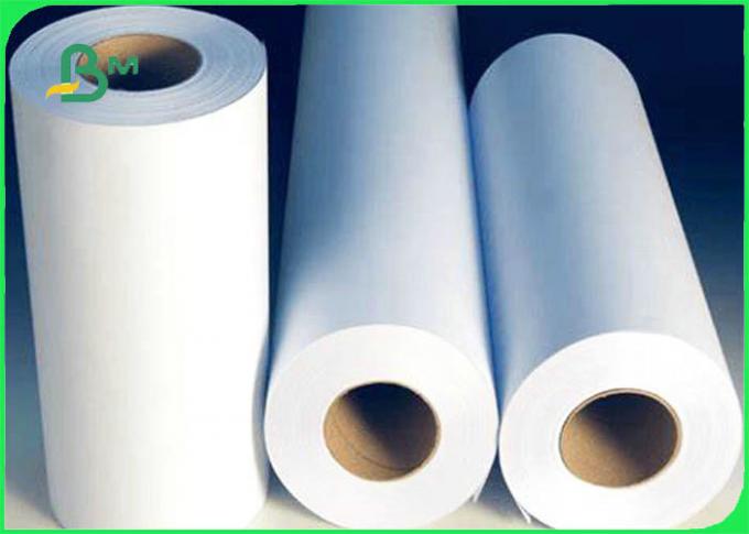 Wide Format 62'' 72'' 80gr Plotter Marker Paper Roll For Garment Cutting