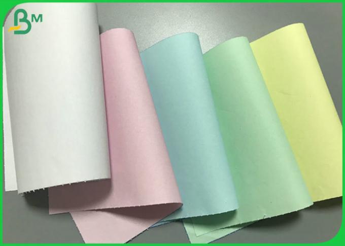 Jumbo Roll 48gsm 50gam 55gsm NCR Carbonless Paper For Computer Printing