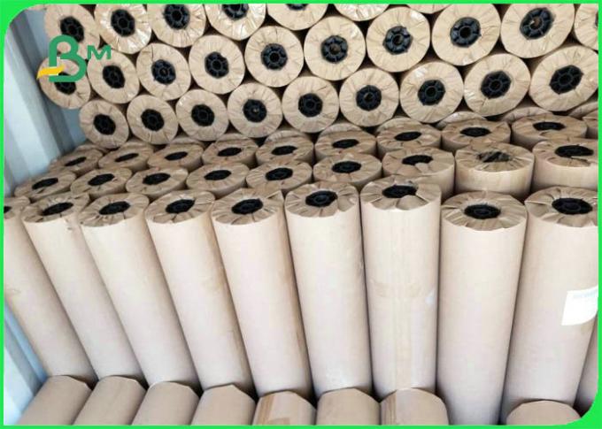 Plain White 60gsm 70gsm Matte Inkjet Plotter Pattern Paper Roll For ...