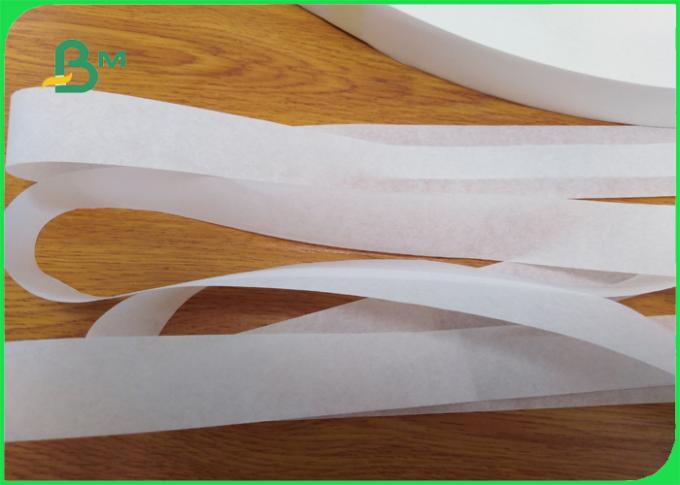 Food Safe Compostable 28gsm White Straw Pipe Wrapping Paper 35mm Rolls