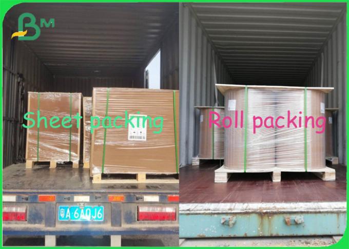 Uncoated Testerliner Paper / Craft Linerboard Sheets 300gsm 400gsm