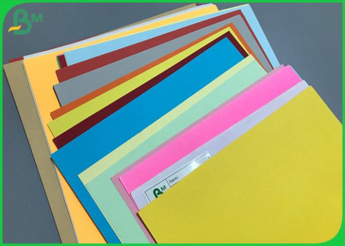 Double Sides Bright Colorful 180G 230G Uncoated Manila Paper Board Sheets