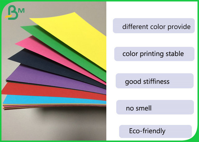 Uncoated Recycled Material Colored Bristol Paper 220gsm 230gsm With ...