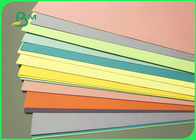 Soft Surface 70gr - 180gr Colour Card Board For Teaching And Office