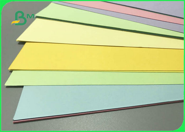 Soft Surface 70gr - 180gr Colour Card Board For Teaching And Office