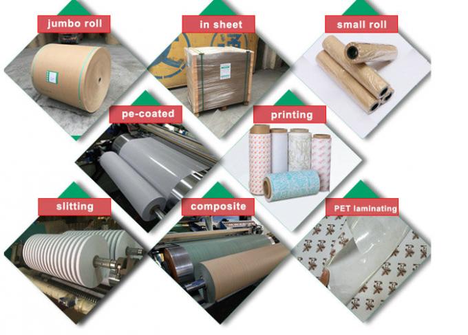 High Bulk White Coated Unbleached Kraft Cardboard Sheets For Food Grade ...