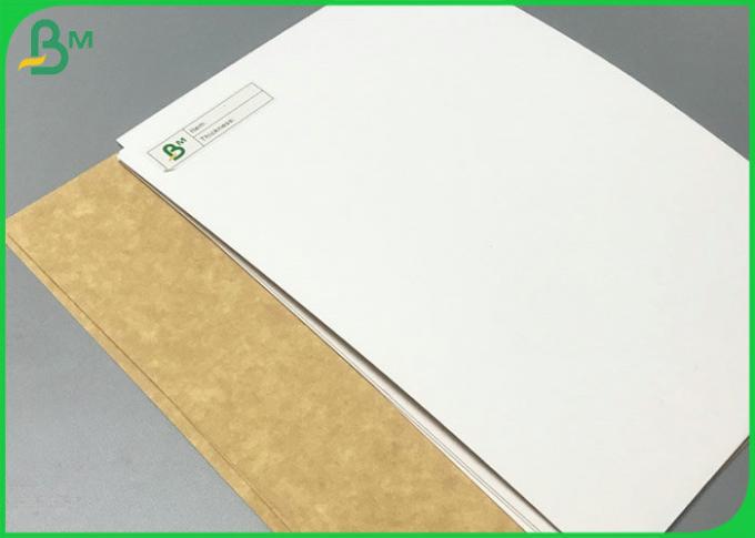 High Bulk White Coated Unbleached Kraft Cardboard Sheets For Food Grade ...