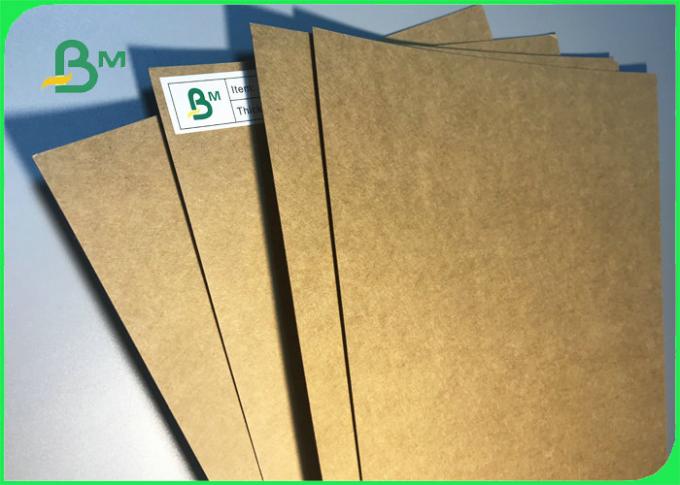 PE Coated Kraft Board Brown Color Waterproof 270gsm + 18g For Food ...