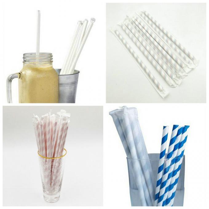 Environmentally - friendly 25GSM 28GSM Glue - Free Straw Wrapping Paper