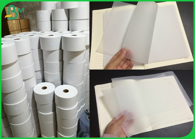 50gram Translucent Bond Paper Rolls For Red wine bottle packaging