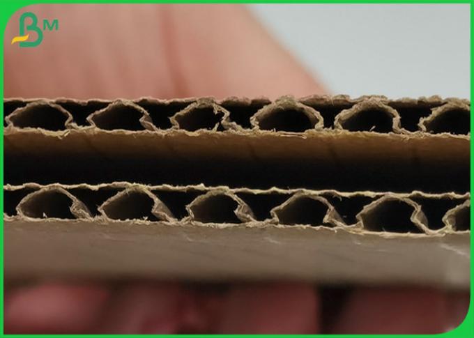 Brown E F Flute Test Liner Corrugated Paper Board For Packaging Carton Box