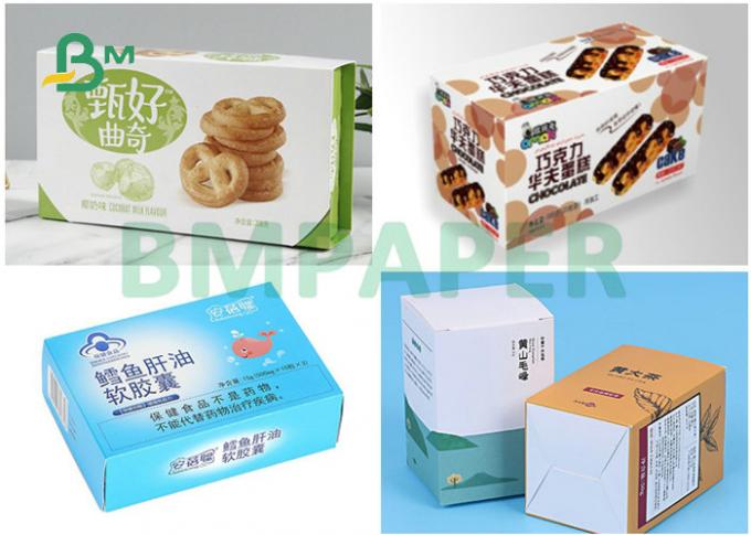 Eco - Friendly 235gsm One Side Coated FBB Board For Packaging Food