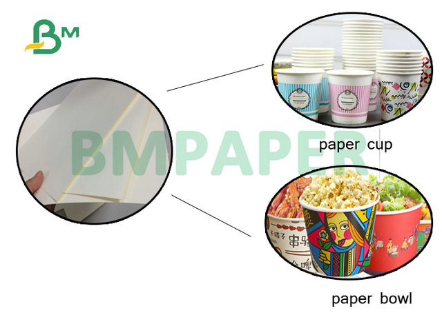 700 X 1000mm Uncoated 210gsm 230gsm White Cupstock Base Paper Sheet For ...