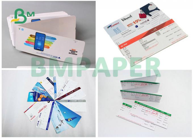 175GSM - 200GSM Two Sides Coated Thermal Cardboard For Boarding Pass
