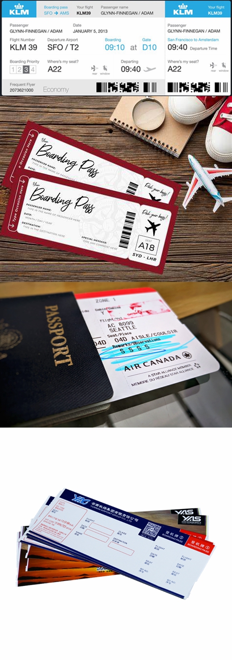 BPA free blank Thermal Boarding Pass Paper 210gsm Black Sense Marks in ...