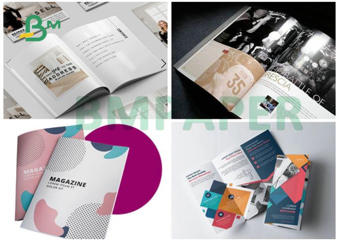 Marketing Material Gloss Coated Art Paper C2S Cover 12pt 14pt 25x38''