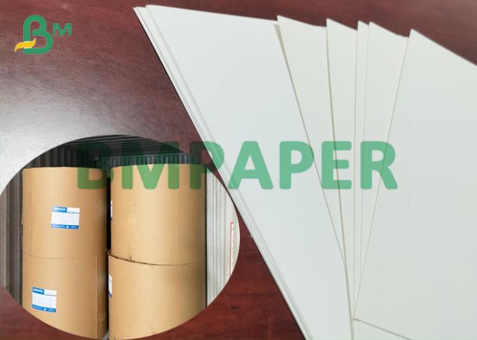 255g Virgin Wood Pulp White Paper SBS / C1S Card Board For Packaging Boxes