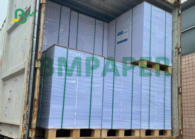 2 Sided Coated Shiny Surface Gloss Text Paper 100# For Brochures