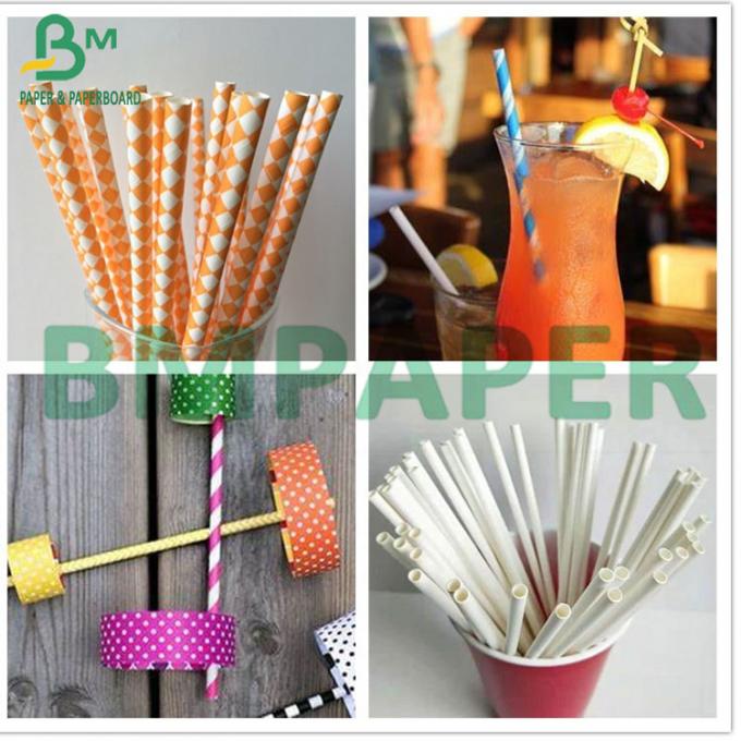 White Straw Tipping Wrapping Kraft Paper 24gsm 28gsm Packing Papel Roll