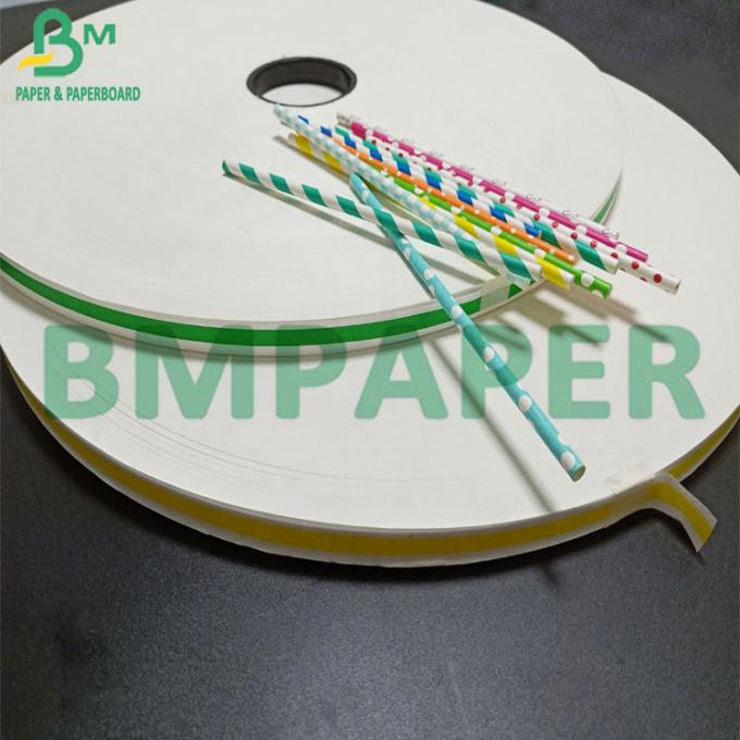White Straw Tipping Wrapping Kraft Paper 24gsm 28gsm Packing Papel Roll