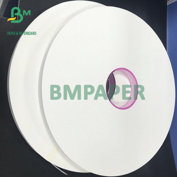 24gsm 28gsm Eco Friendly Straw Wrapping Paper White Rolls 26mm 29mm 32mm