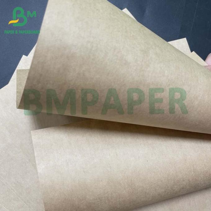 Wet Strength Brown Kraft Paper Roll 65gsm - 120gsm For Plant Protection ...