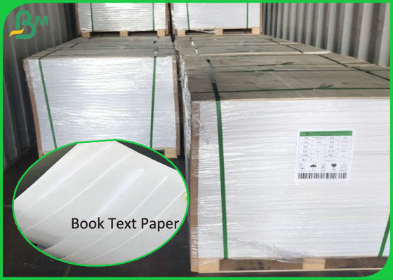 Uncoated Rolling 20LB 22LB 50LB Book Text White Offset Print Paper 90CM ...
