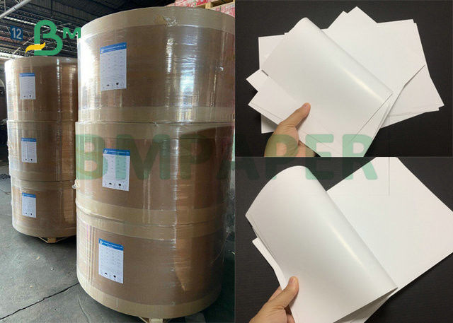 A1 157gsm 200gsm White Color Glossy Coated Printing Paper For Company ...