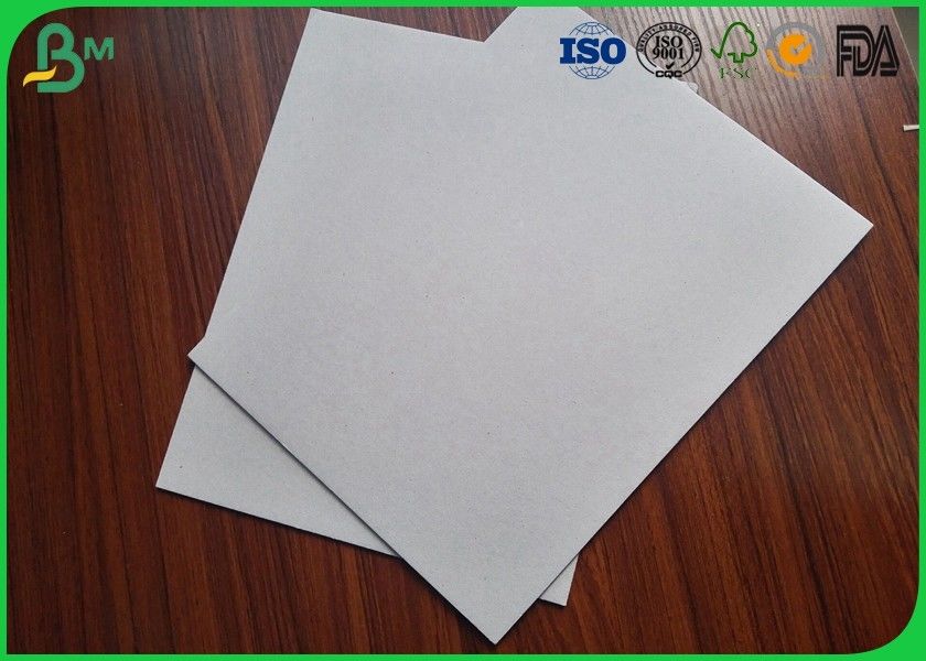 Rigid / Strong Grey Cardboard Paper , High Stiffness 350Gsm Grey Board ...