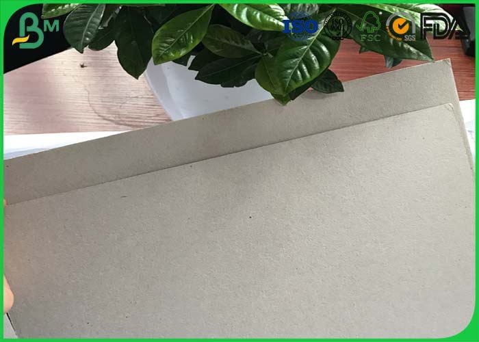 Mill Uncoated Corrugated Medium Paper Recycled Pulp Grey Back / White ...